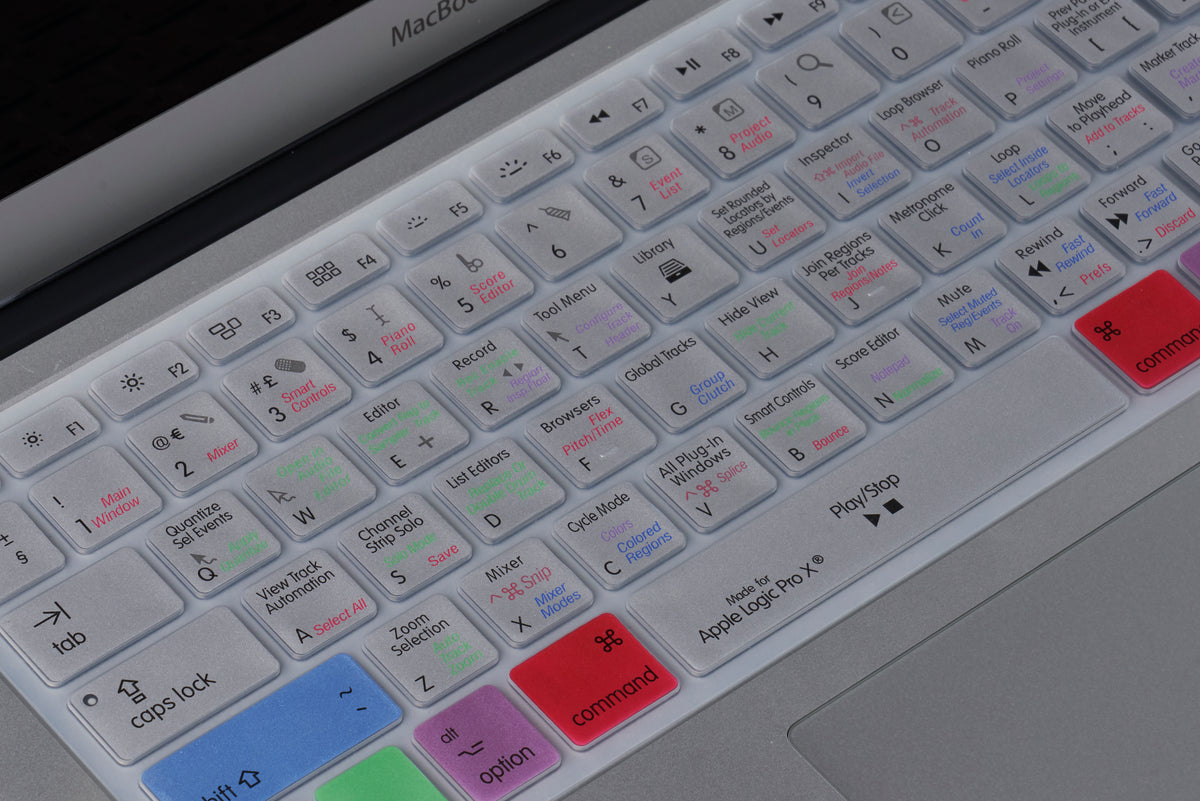Logic Pro X Shortcut Keyboard Cover – Chic Geeks