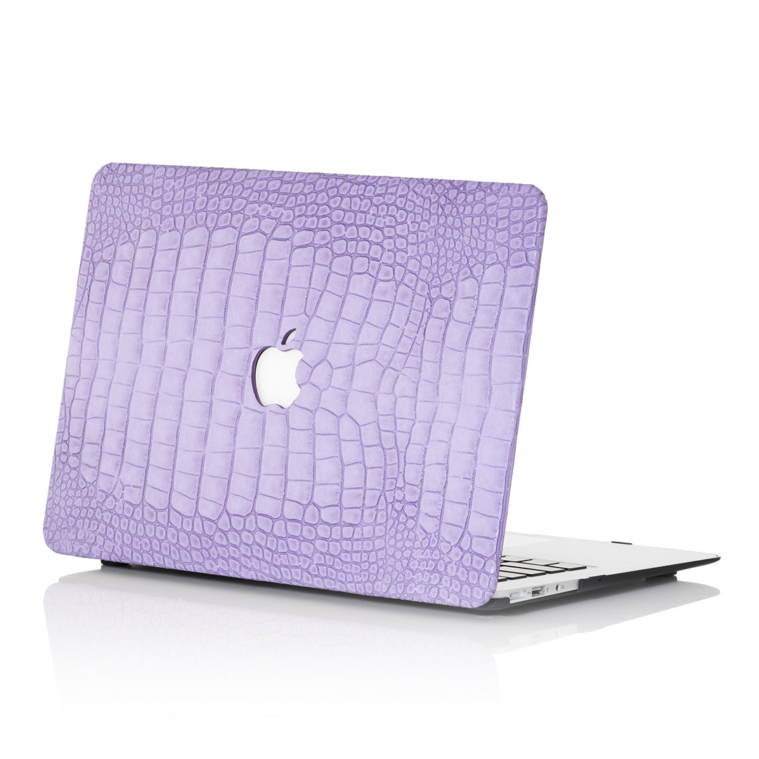 Lavender Faux Crocodile MacBook Case – Chic Geeks